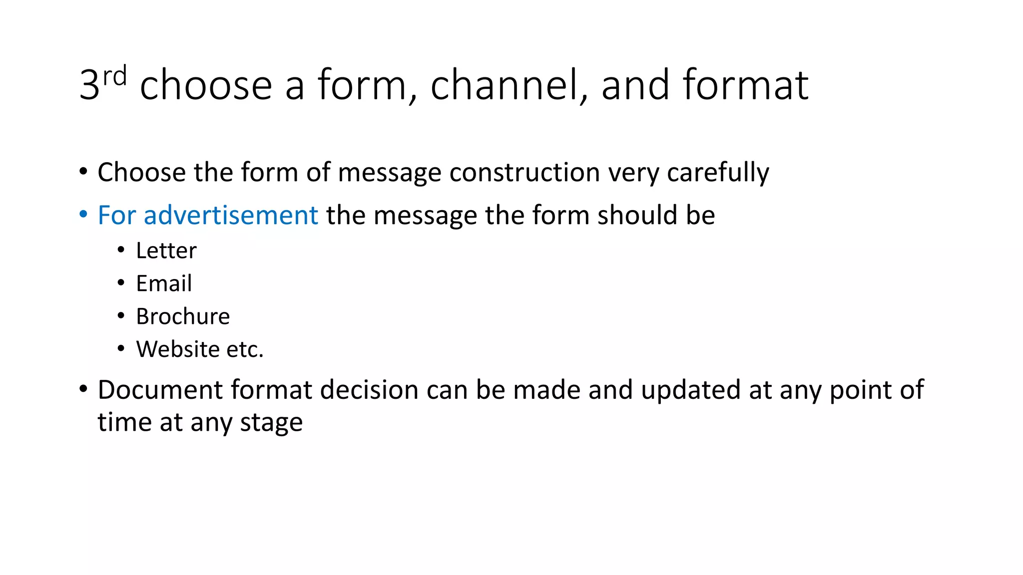 Writing process and an introduction to Business Messages | PPTX