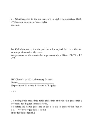 BC Chemistry 162 Laboratory Manual Experiment 6 Vapor Press.docx