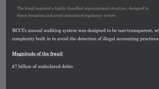 BCCI (Bank of Credit and Commerce International) | PPTX