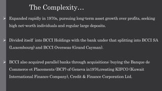BCCI (Bank of Credit and Commerce International) | PPTX