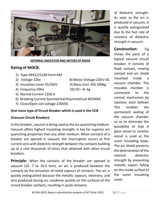 Bccl VT Report pb 132Kv substation by rahul kumar saw & prabhat agarwal ...