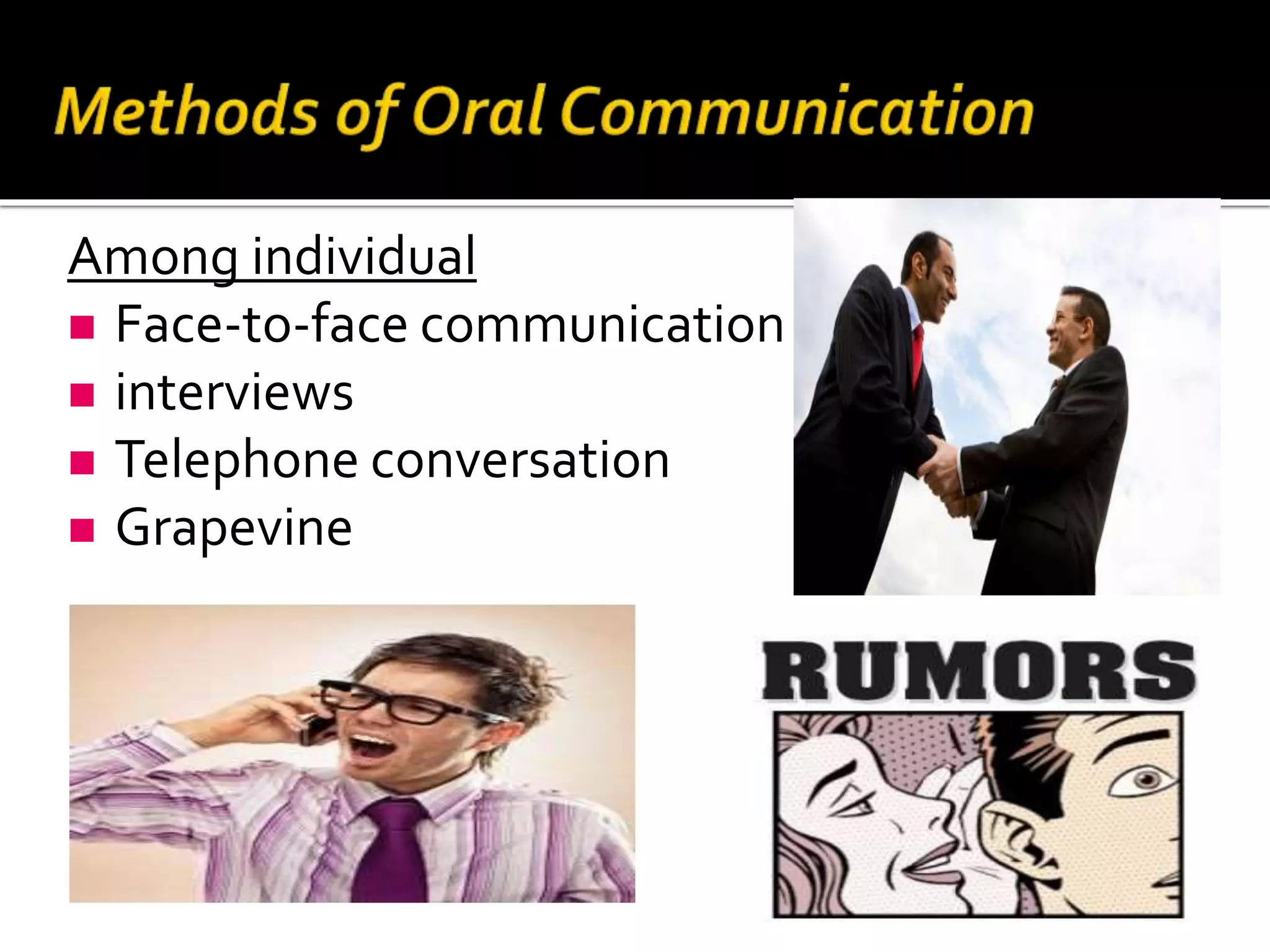 Oral and Written Communication | PPT