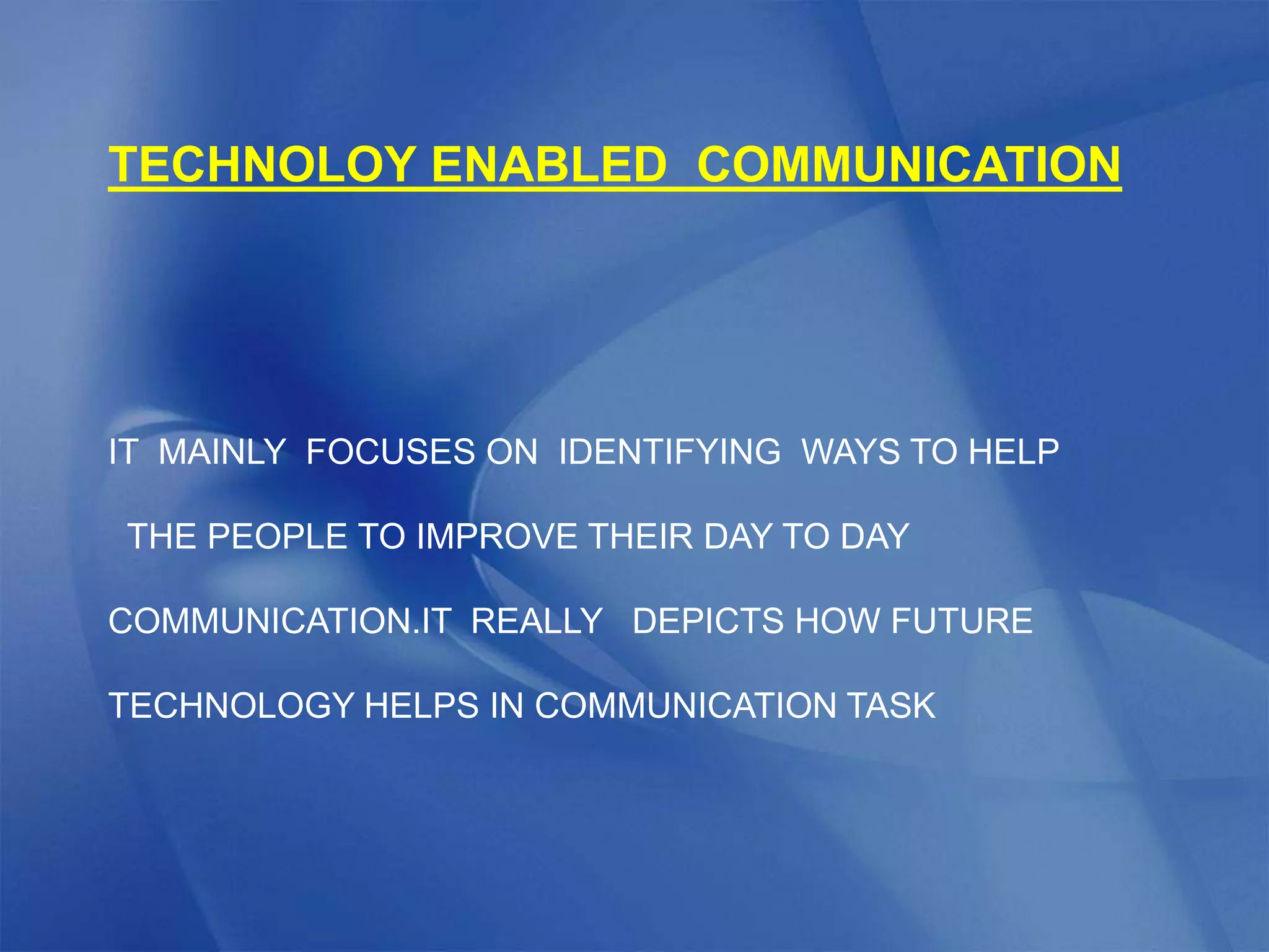 Business communication vs_technology | PPTX