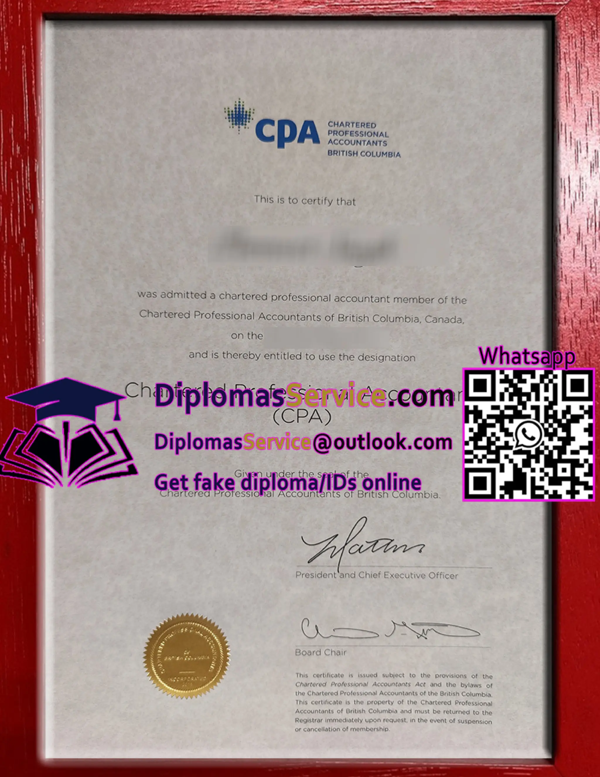 BC CPA certificate, British Columbia CPA certificate | PDF