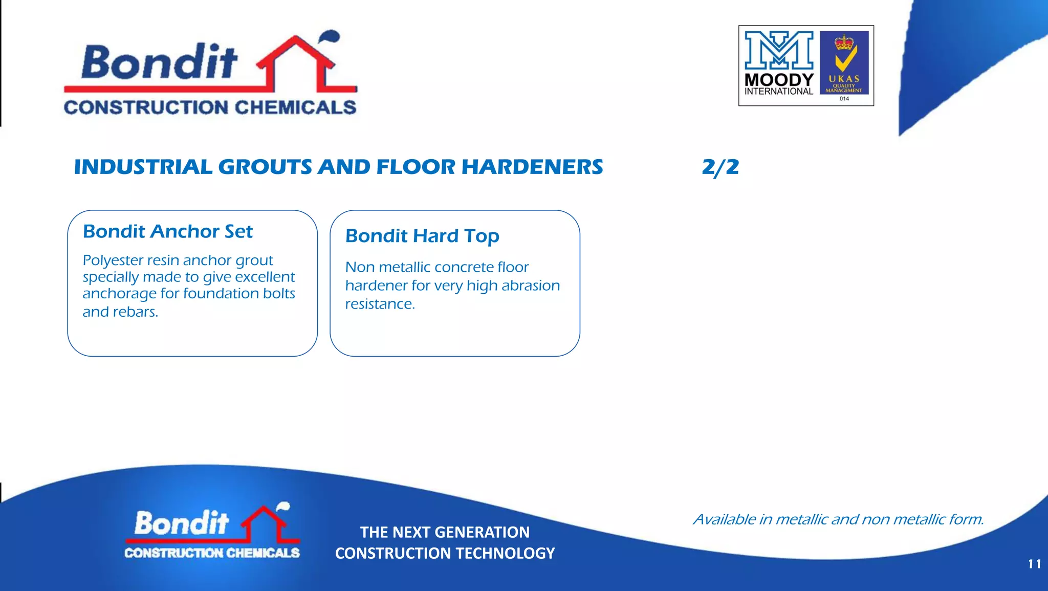 Tiling Products & Bondit Construction Chemical By Bondit Construction ...