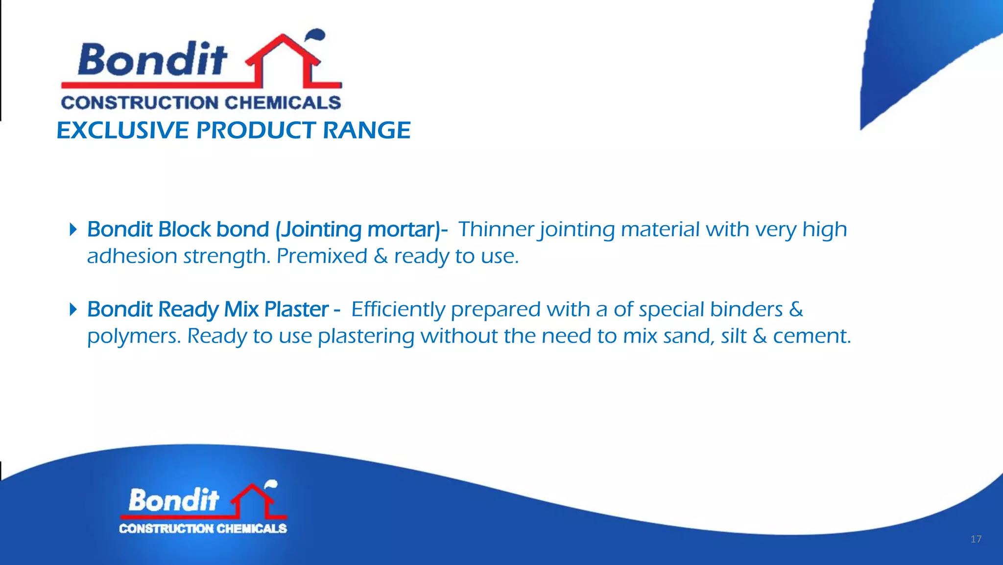 Tiling Products & Bondit Construction Chemical By Bondit Construction ...