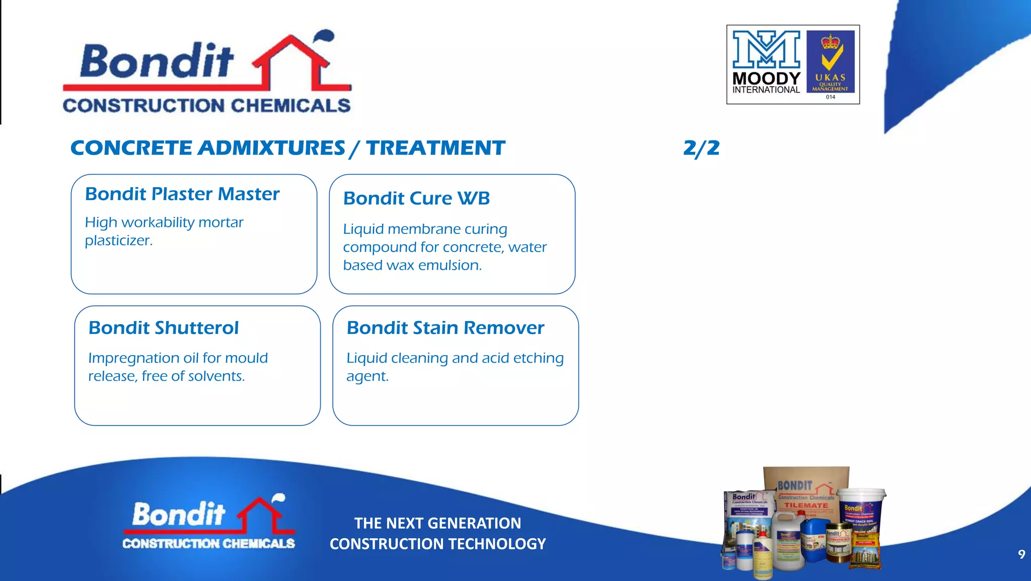 Tiling Products & Bondit Construction Chemical By Bondit Construction ...