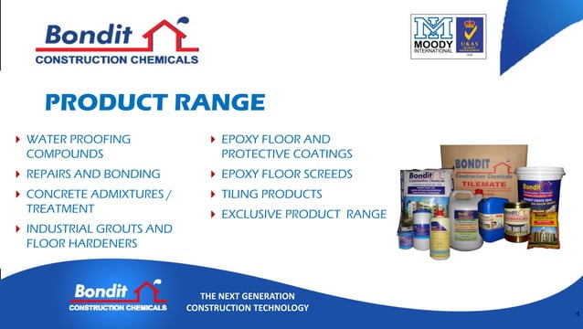 Tiling Products & Bondit Construction Chemical By Bondit Construction ...