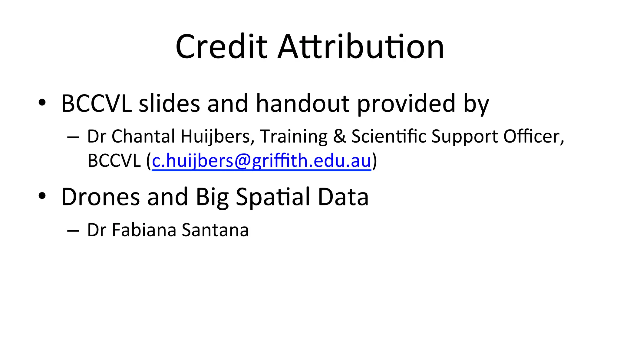 Using drone data in modelling:A case study applying the BCCVL | PPT