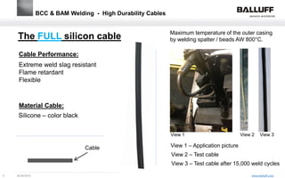 New weld resistant cables and accessories | PPT