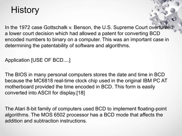 Bcd | PPTX | Computing | Technology & Computing