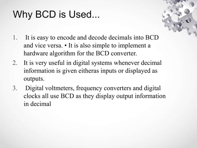 Bcd | PPTX | Computing | Technology & Computing