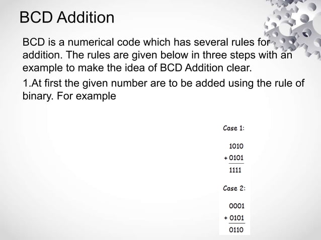 Bcd | PPTX | Computing | Technology & Computing