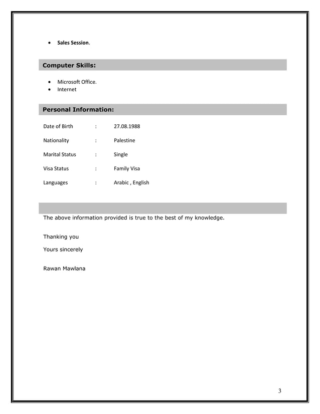 Rawan CV (2) | DOC