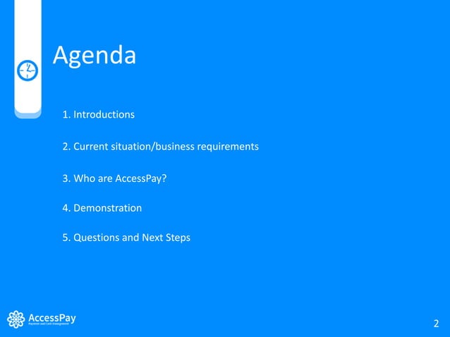 AccessPay Presentation | PPT