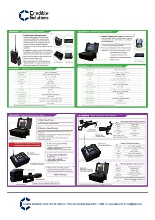 CSPL Catalogue for Police and Army | PDF | Cameras and Camcorders ...