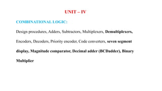 A BCD Adder Circuit that adds two BCD digits and produces a sum digit also in BCD. | PPT