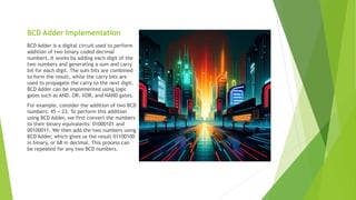 BCD ADDER (1).pptx | Programming Languages | Computing