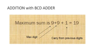 Digital logic design BCD Adder Circuits with 9's complement.pptx