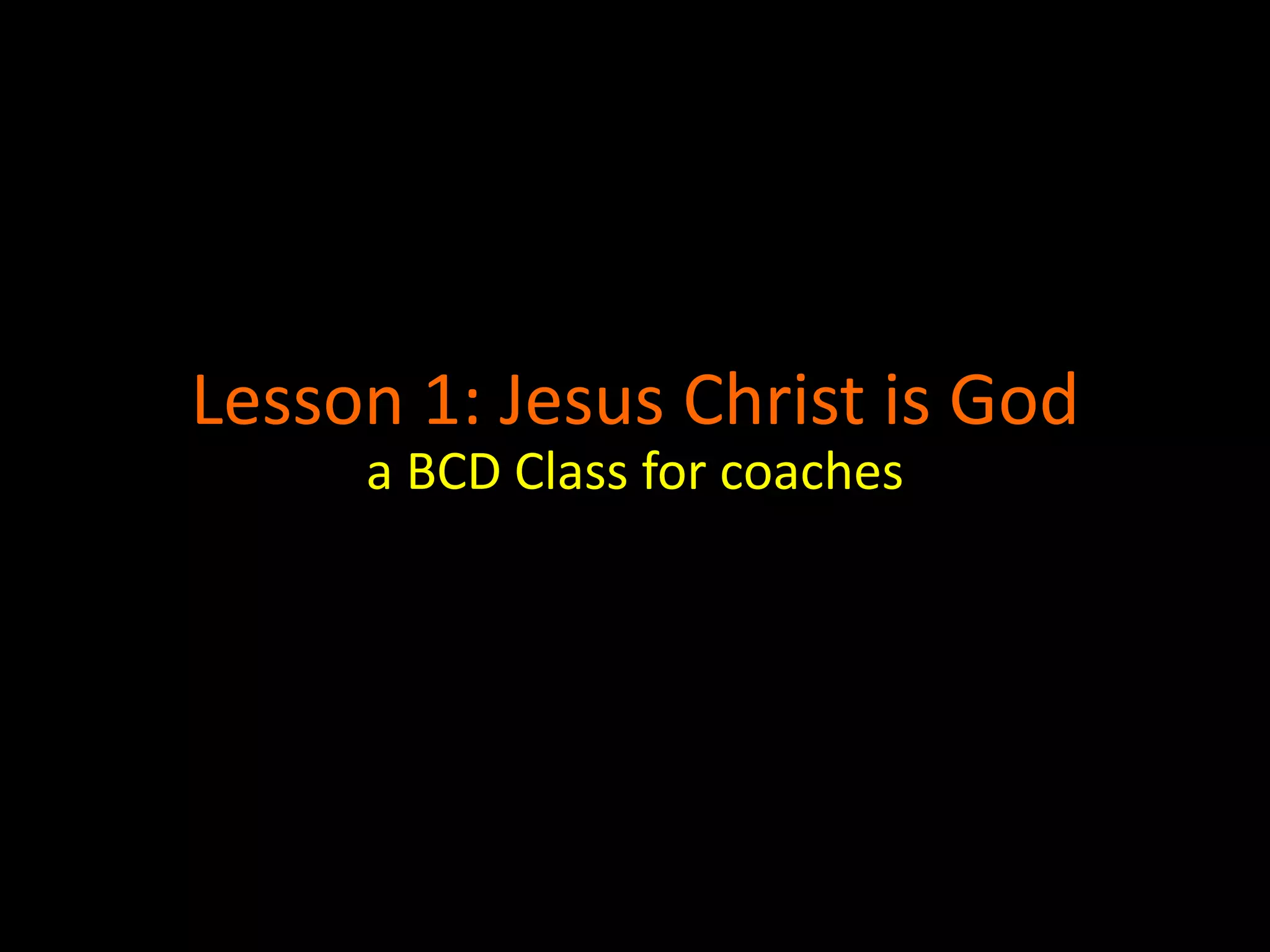 Basic Christian Doctrine (Lesson 1-5) | PPTX | Christianity | Religion ...