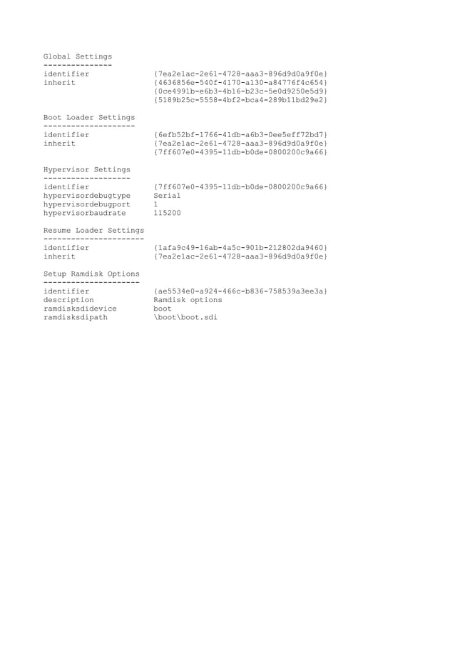 Bcdinfo | TXT | Operating Systems | Computer Software and Applications