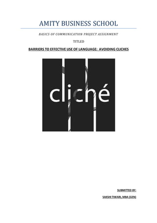 CLICHES | DOCX