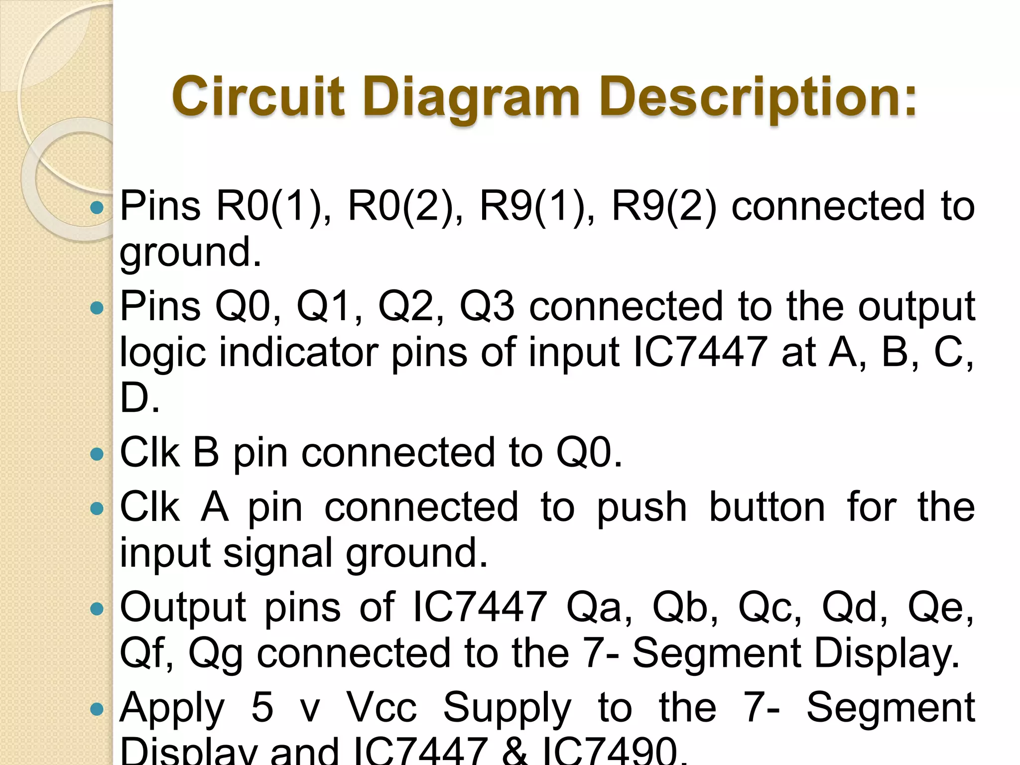 Bcd to 7 segment display | PPTX