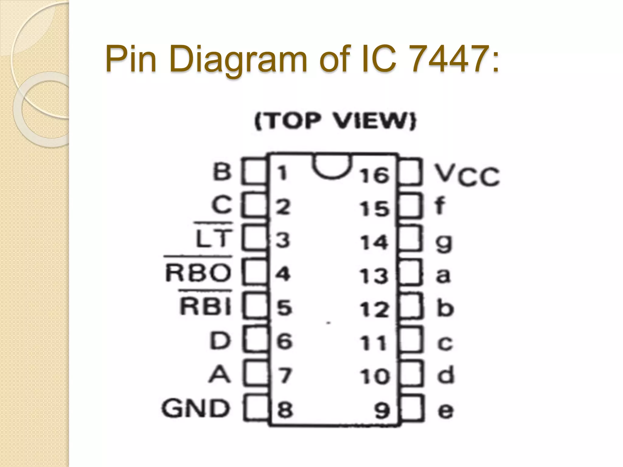 Bcd to 7 segment display | PPTX