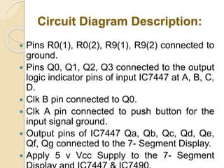 Bcd to 7 segment display | PPTX