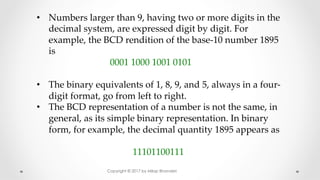 BCD to Decimal - Digital Electronics | PPT