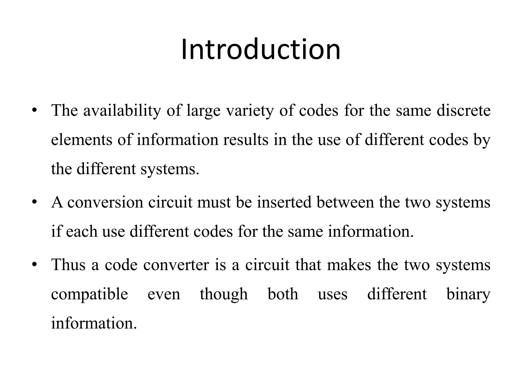 Bcd to excess 3 code converter | PPTX