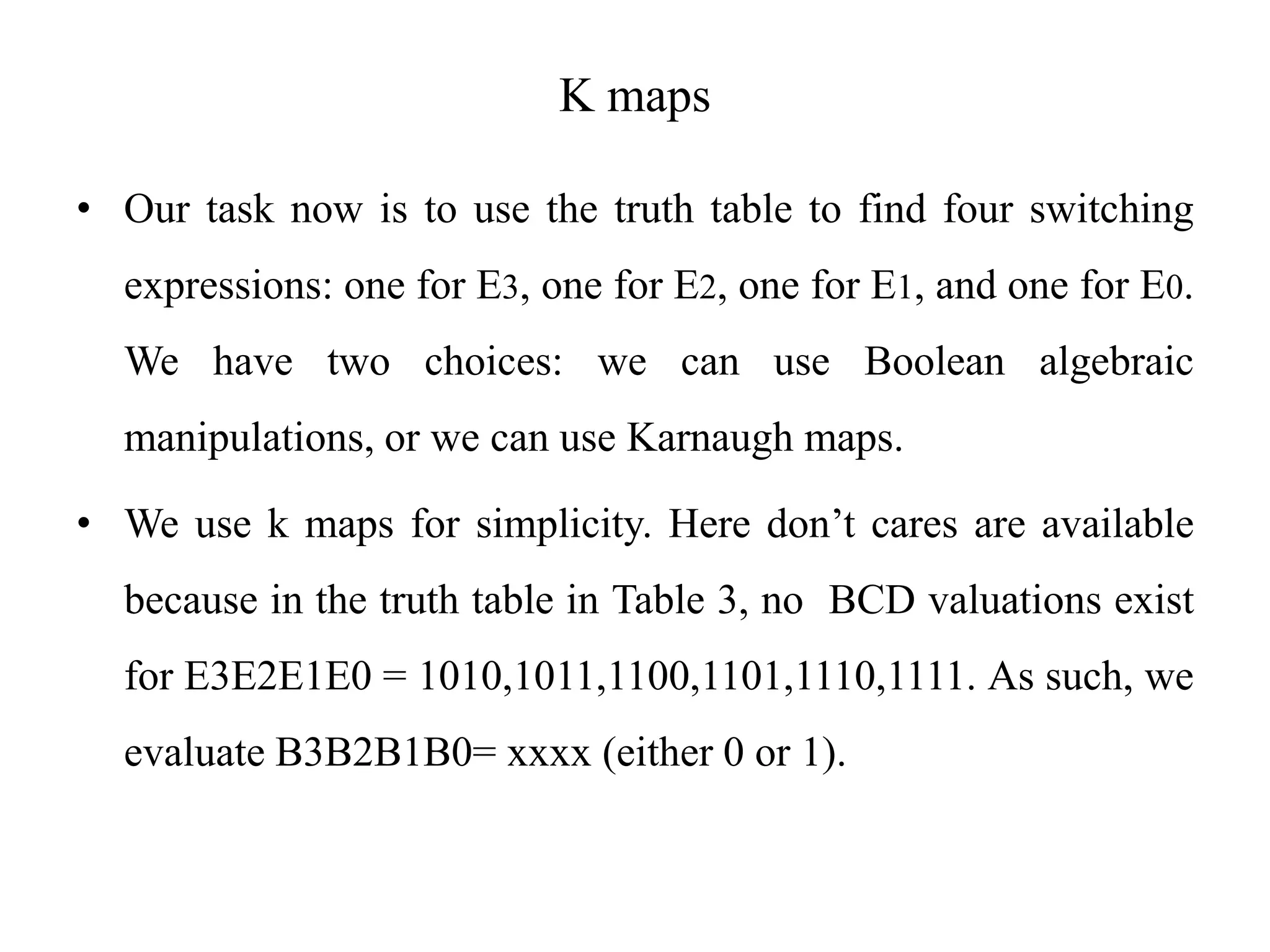 Bcd to excess 3 code converter | PPTX