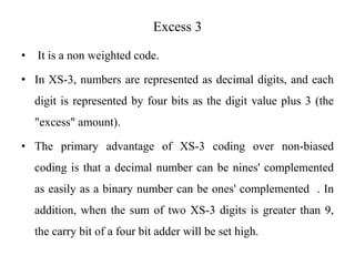 Bcd to excess 3 code converter | PPTX