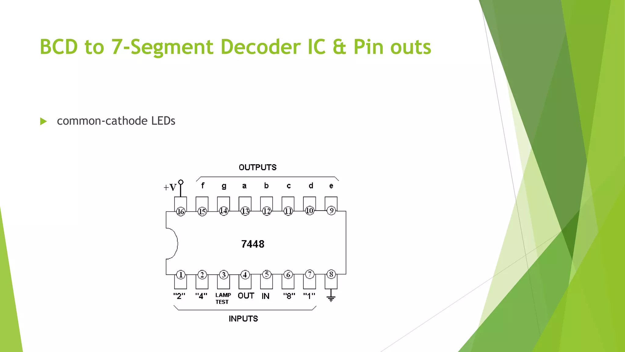 bcd to seven segment.pptx | Computing | Technology & Computing