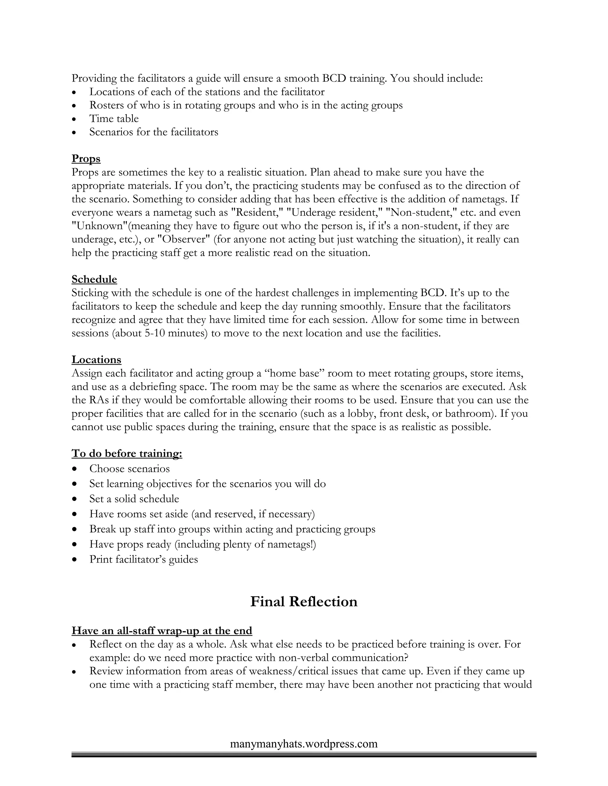 Behind Closed Doors Training For Housing and Residence Life | PDF