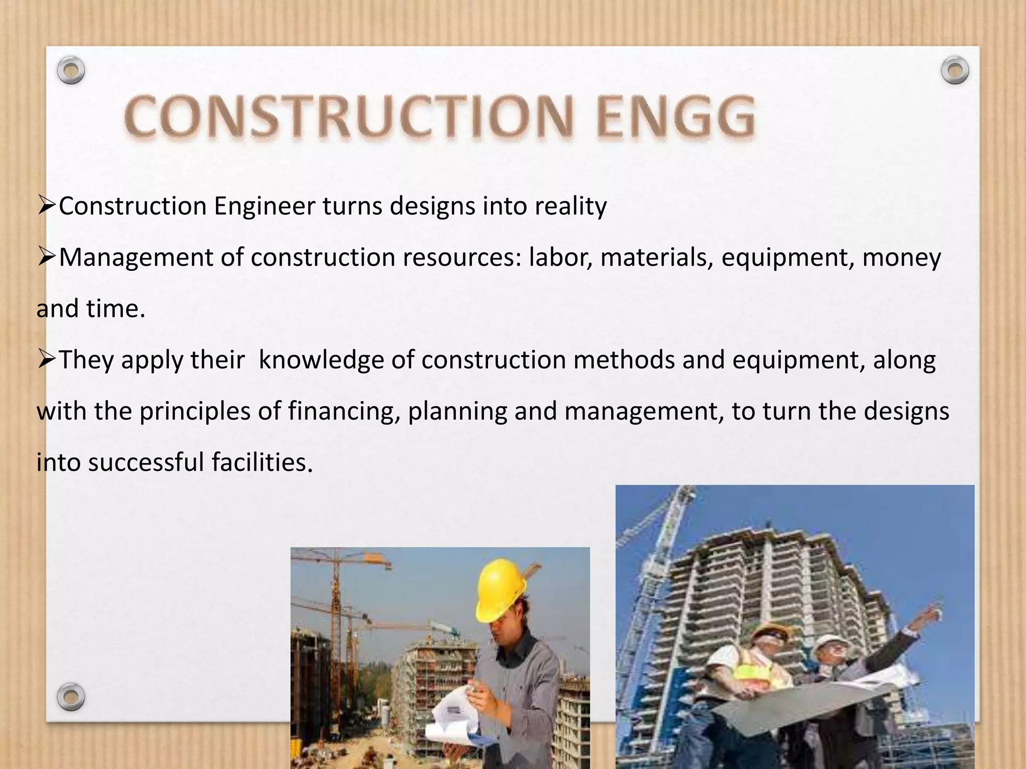 BASICS OF CIVIL ENGINEERING | PPT