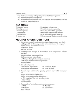 Operating System | PDF