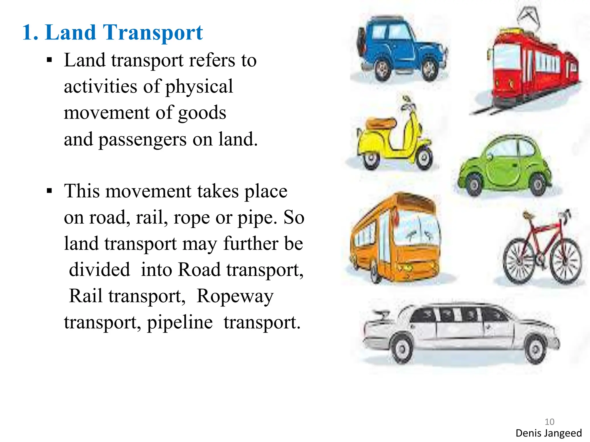 Basic Civil Engineering notes on Transportation Engineering, Modes of ...