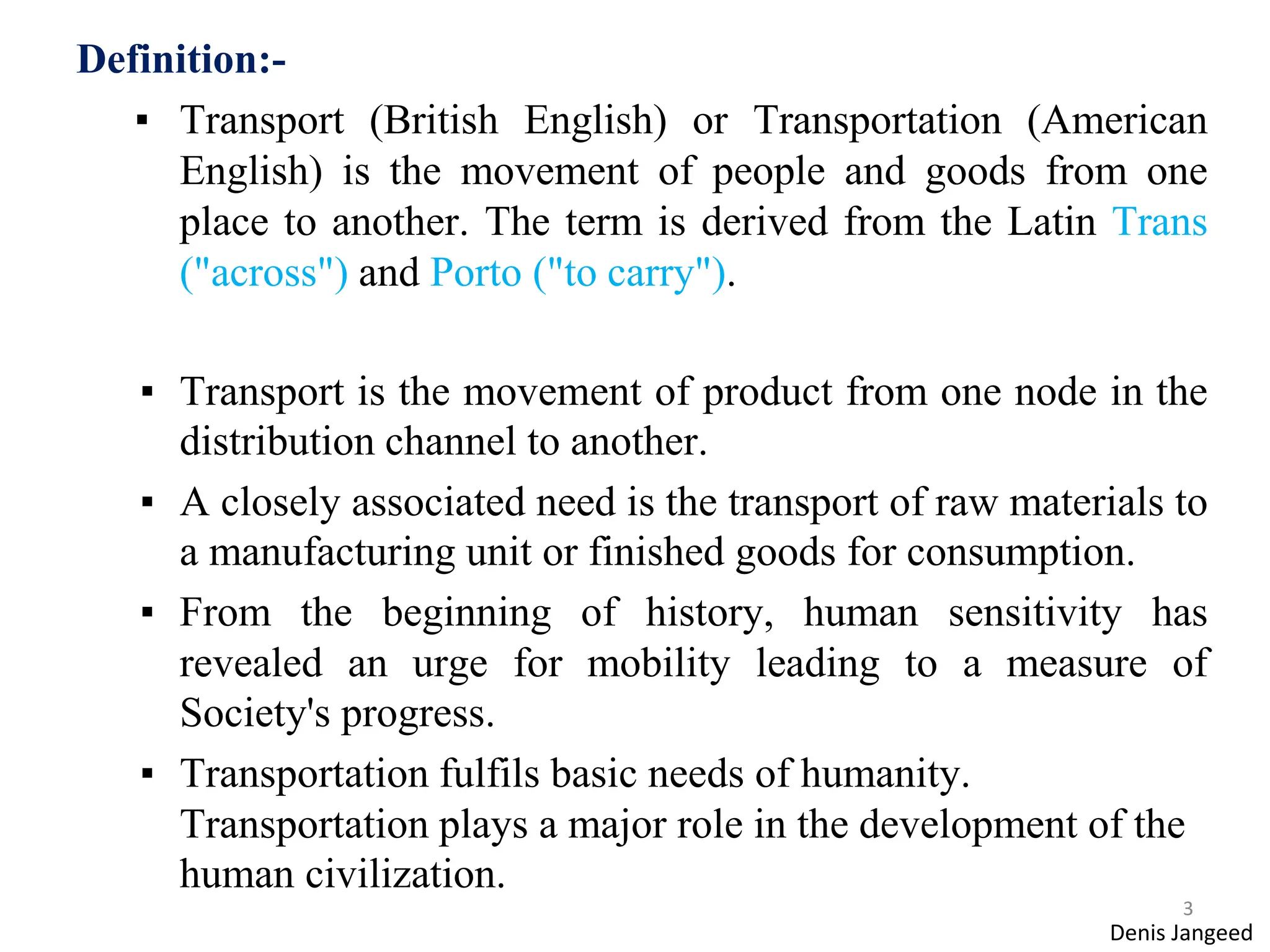 Basic Civil Engineering notes on Transportation Engineering, Modes of ...