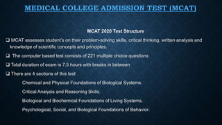 Medical College Admission Test (MCAT) | PPTX
