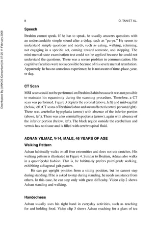 UNERTAN SYNDROME: A CASE SERIES DEMONSTRATING HUMAN DEVOLUTION | PDF