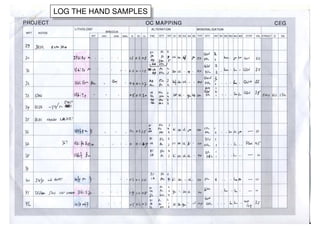 CEG_sample logging quick reference | PDF | Geology | Science