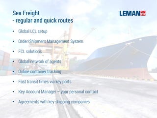 Leman Presentation 2016 | PDF