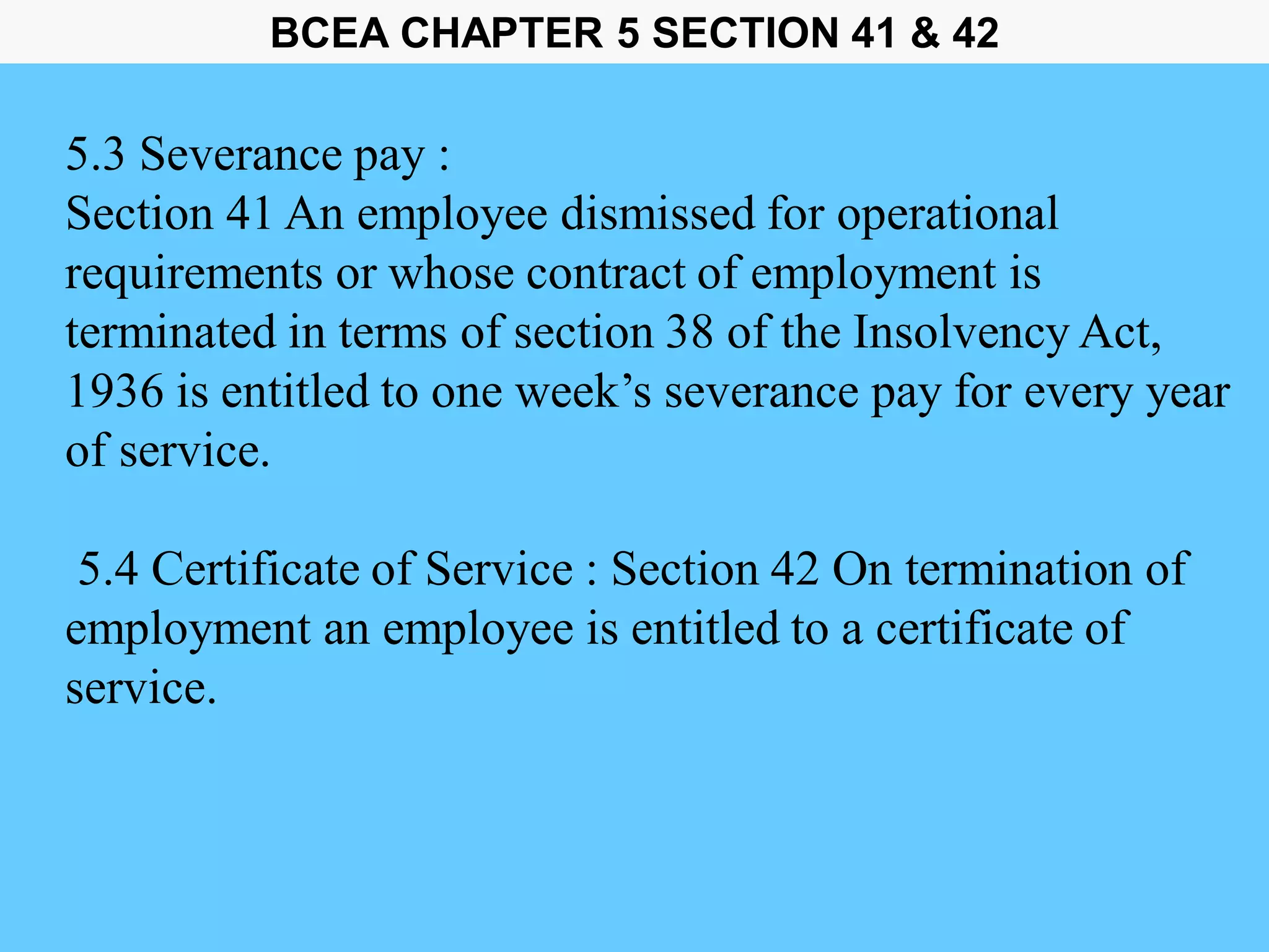 Basic Conditions Of Employment Training | PDF