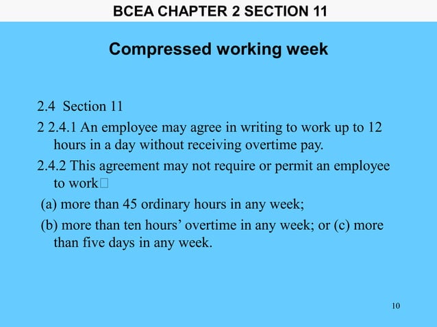 Basic Conditions Of Employment Training | PDF | Business | Business and ...