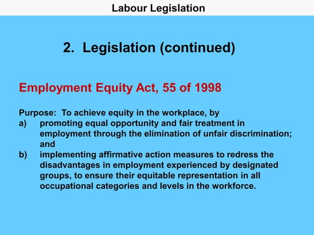 Basic Conditions Of Employment Training | PDF | Business | Business and ...