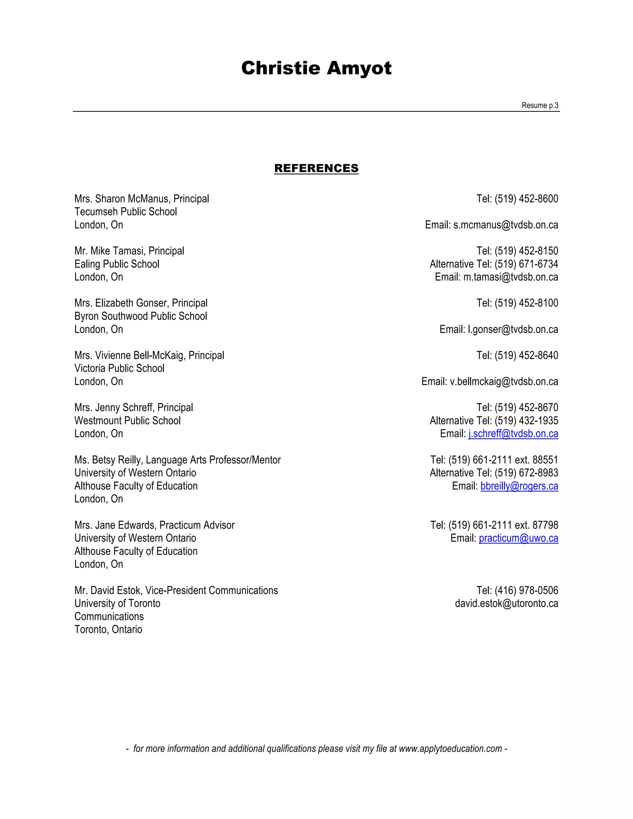 ChristieAmyotResume2015 | PDF