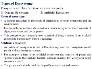 Basic Civil Engineering Notes of Chapter-6, Topic- Ecosystem ...