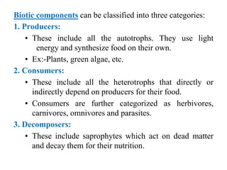 Basic Civil Engineering Notes of Chapter-6, Topic- Ecosystem ...