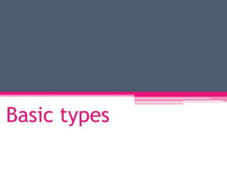 BCE L-4 Data Type In C++.ppt